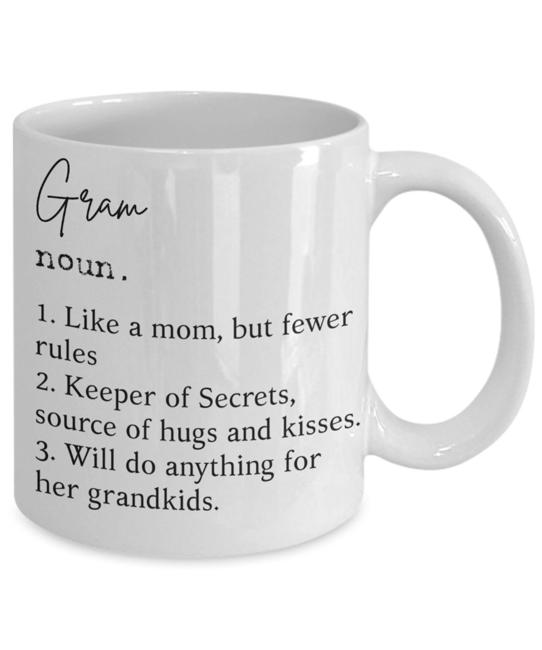 Gram Definition Coffee Mug, Funny Grandparent Gifts Ideas Best Birthday ...