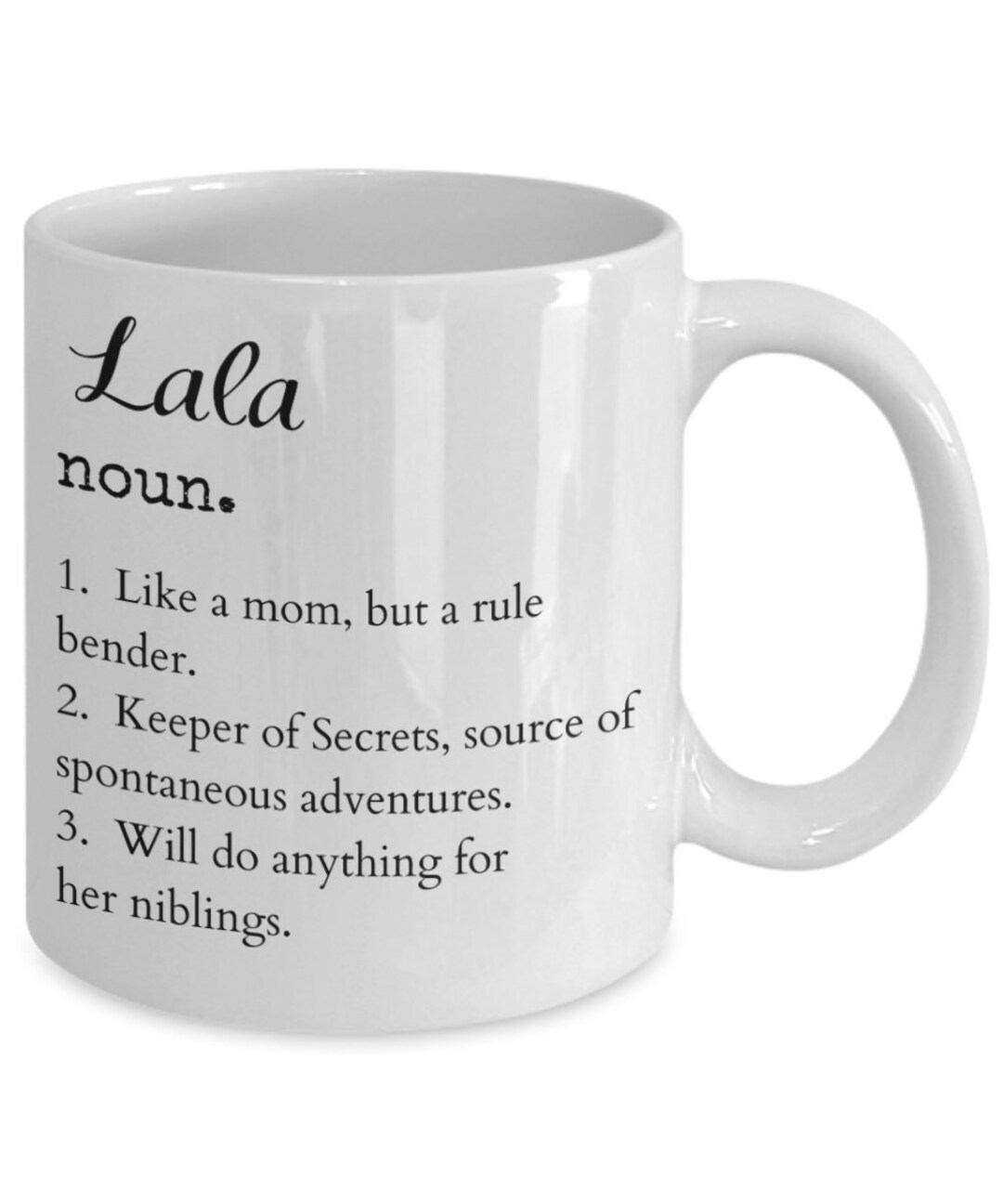Lala Aunt Definition Mug, Aunt Gifts, Funny Aunt Auntie Gifts, Aunt ...