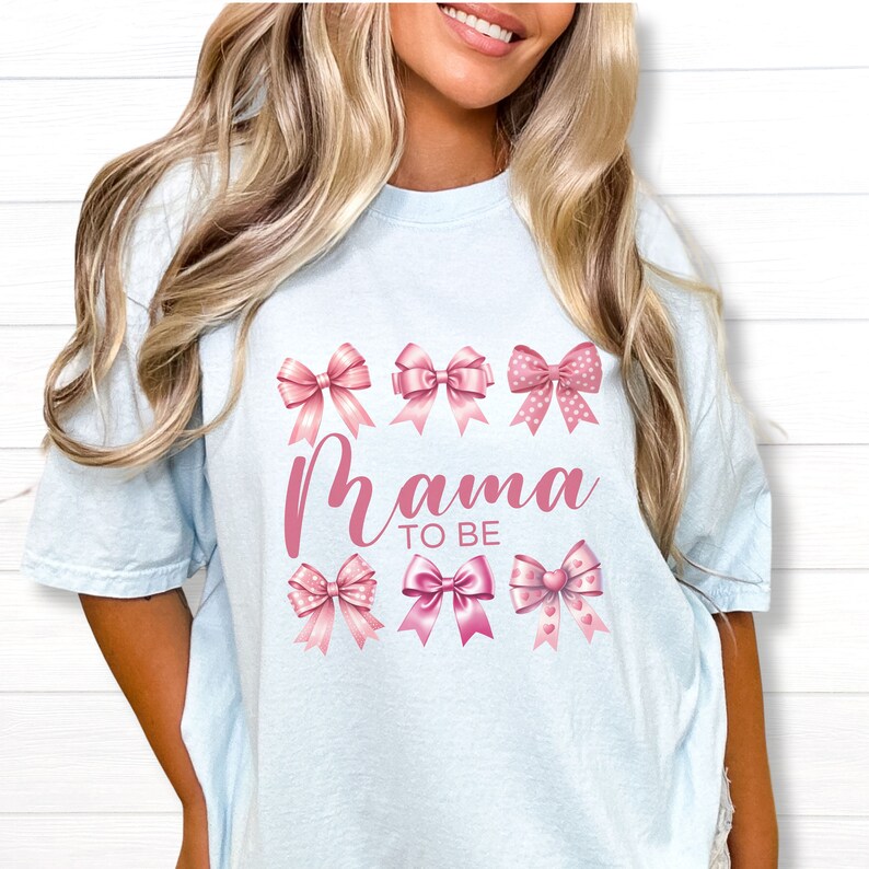 Mama to Be Shirt Soon to Be Mom Gift Comfort Colors Coquette Clothing ...