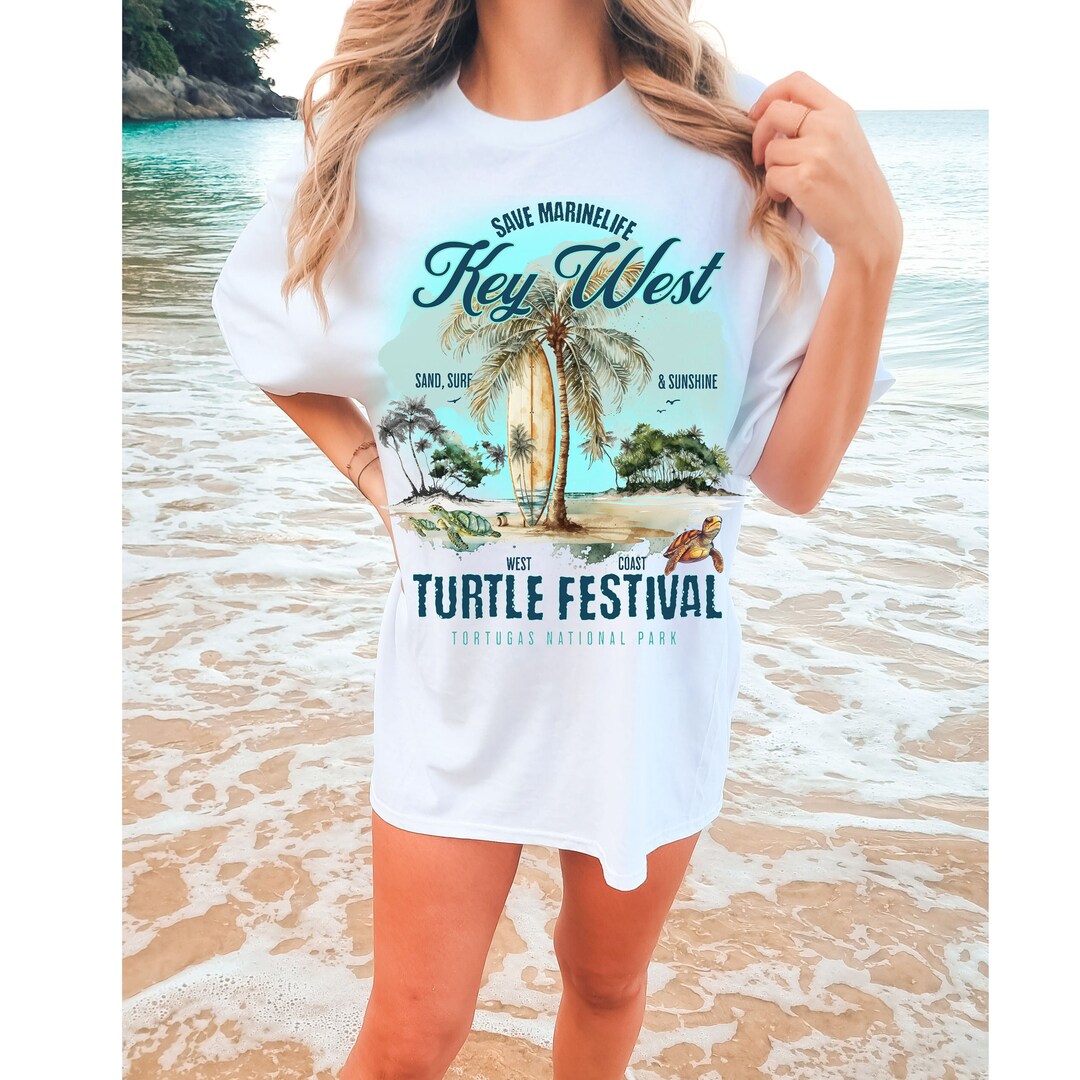 Key West Summer Shirt Florida Tshirt Comfort Colors Beach Travel Shirt ...