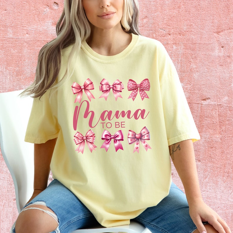 Mama to Be Shirt Soon to Be Mom Gift Comfort Colors Coquette Clothing ...
