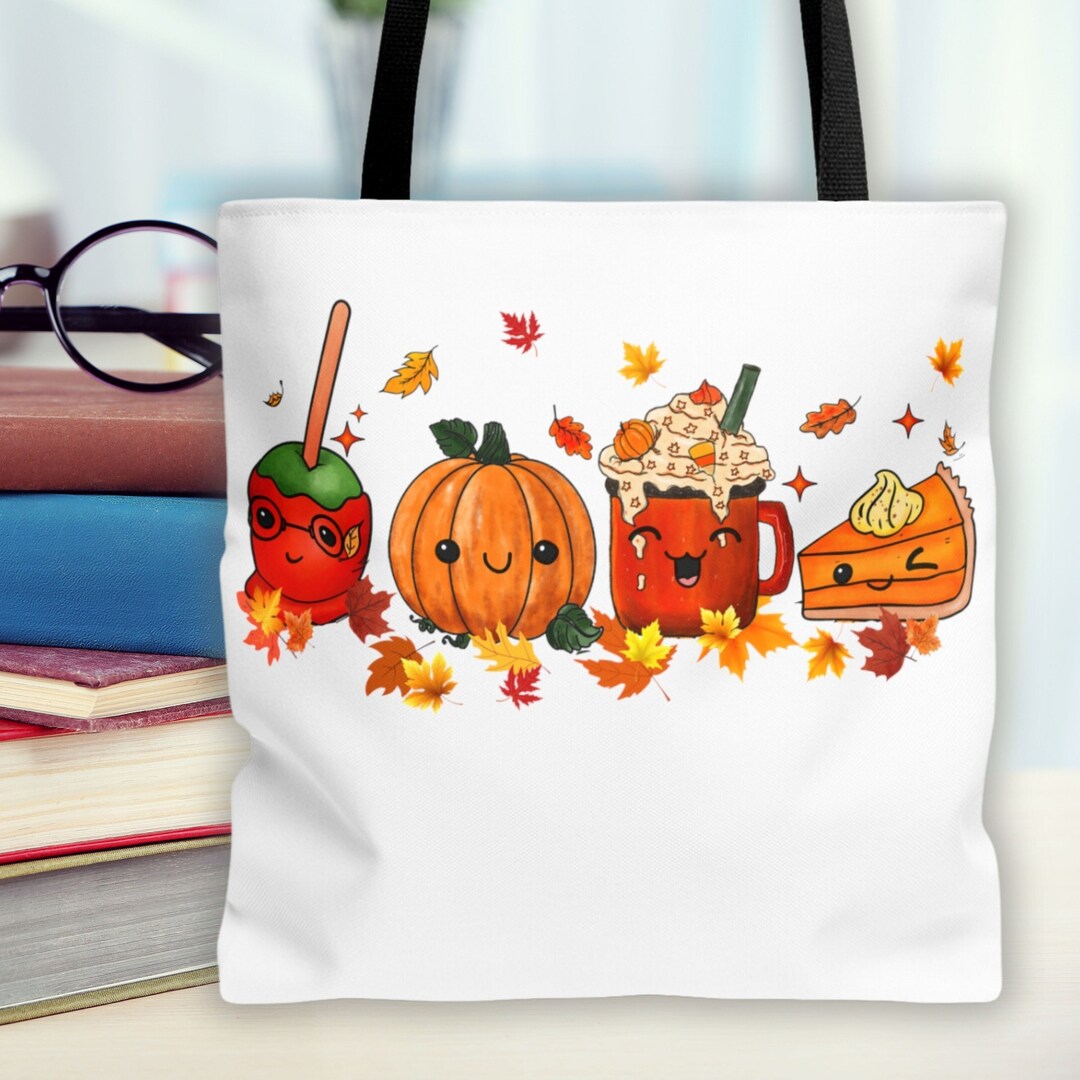 Kids Totebag Travel Tote Bag for Kids Book Bag Kawaii Fall - Etsy