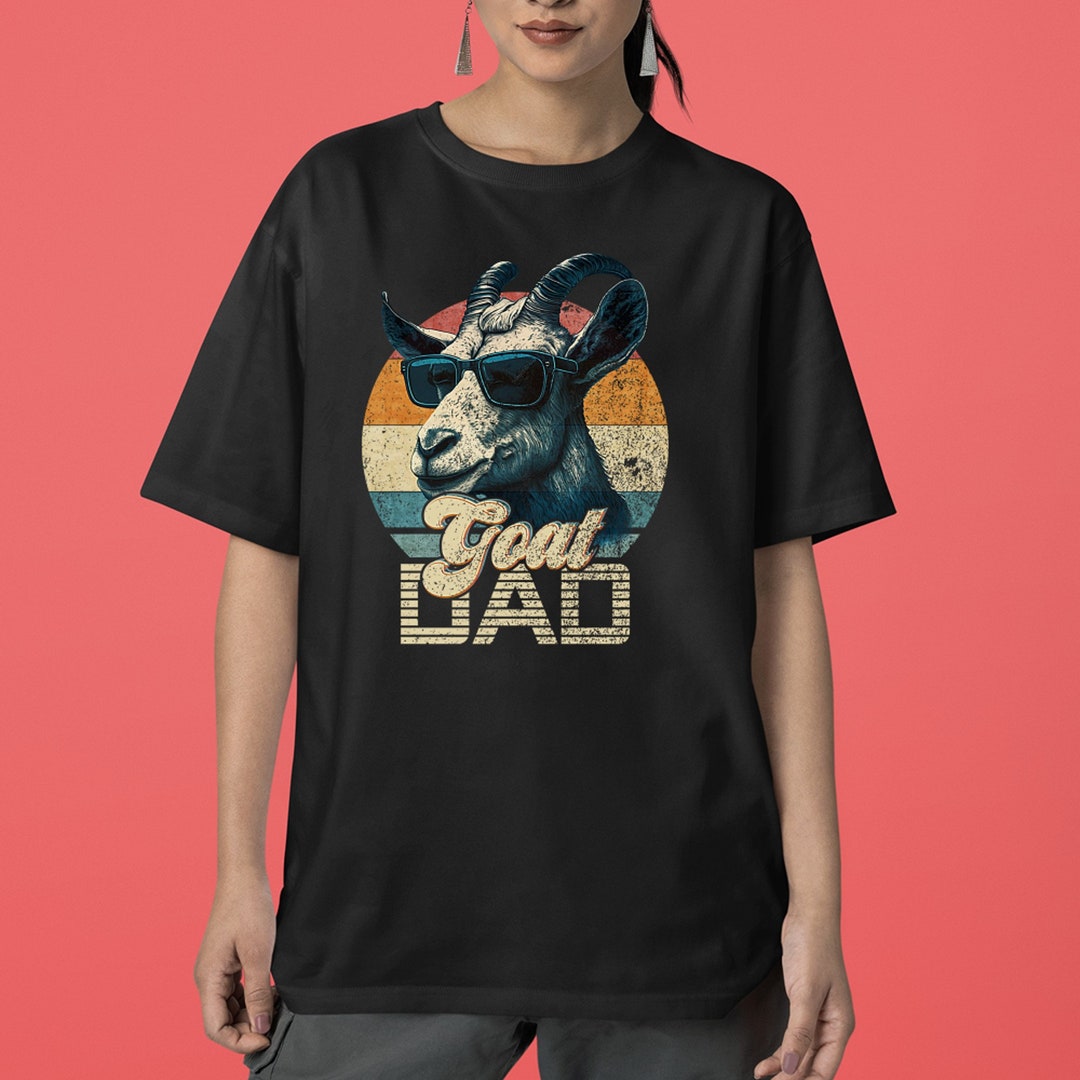 Goat Daddy Cool, Embracing the Retro With Humor, Vintage Dad Gift, Cool ...