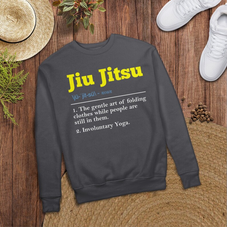 Brazilian Jiu Jitsu Definition the Gentle Art of Folding T-shirt ...
