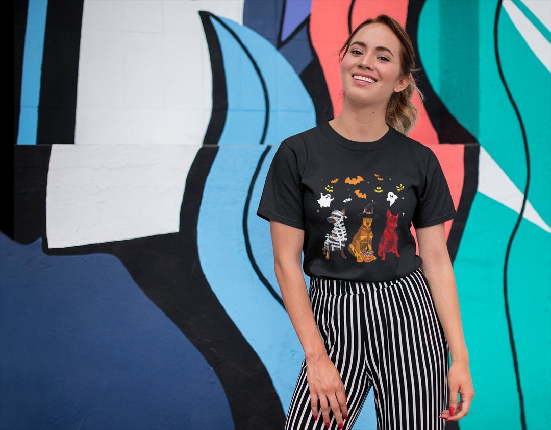 Halloween Howlers, Doberman Pinscher Mummy Witch Demon Shirt, Doberman ...