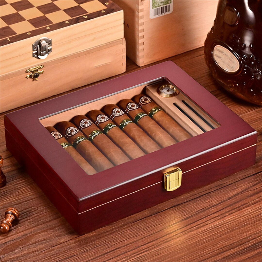 Cigar Boxcigar Humidorhumidorbest Man Giftchristmas - Etsy