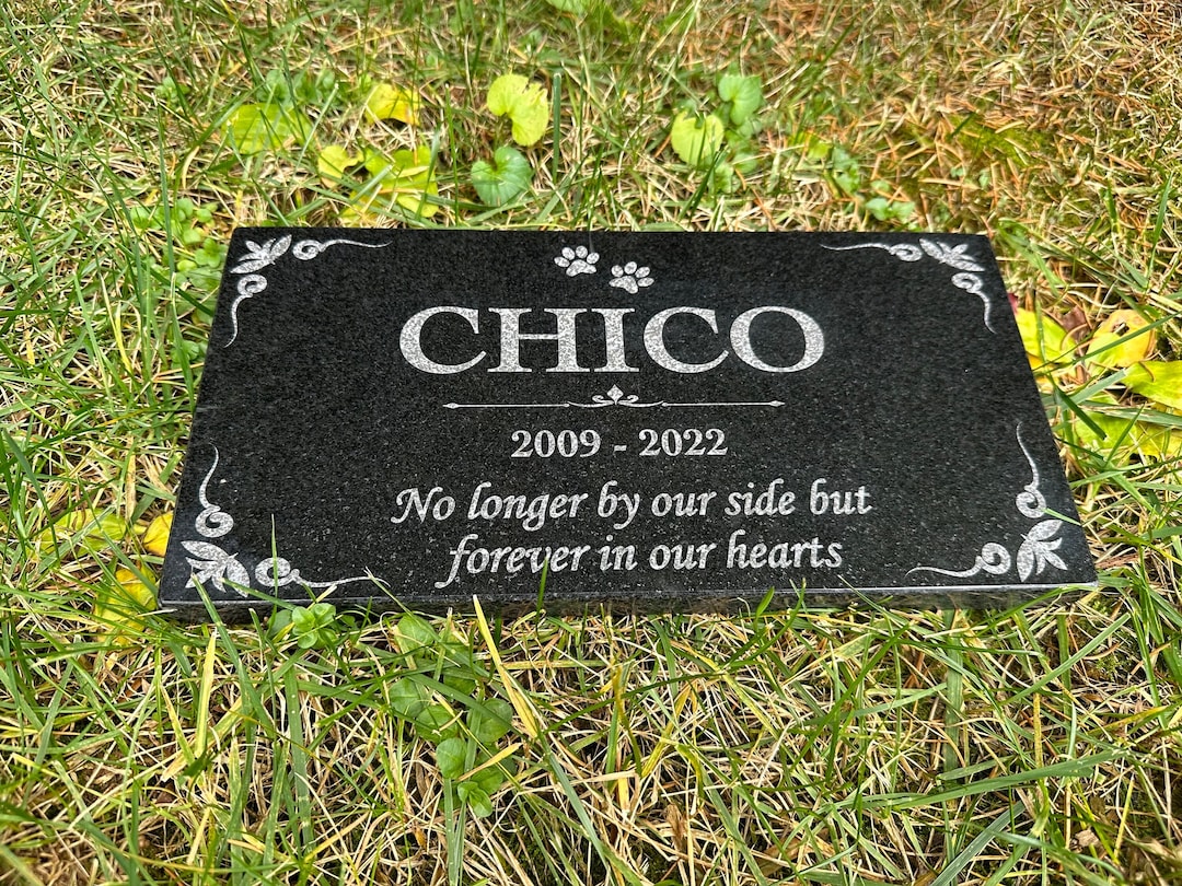Custom Pet Grave Marker, Memorial Stone for Dog , Personalized Engraved ...
