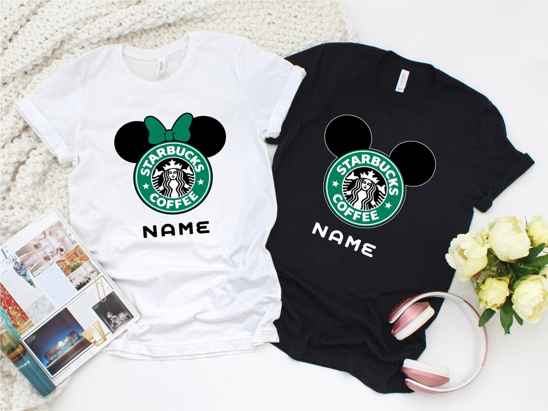 Starbucks Disney Shirt Disney Coffee Shirts Disney Shirts Disneyworld Tee Disney Matching