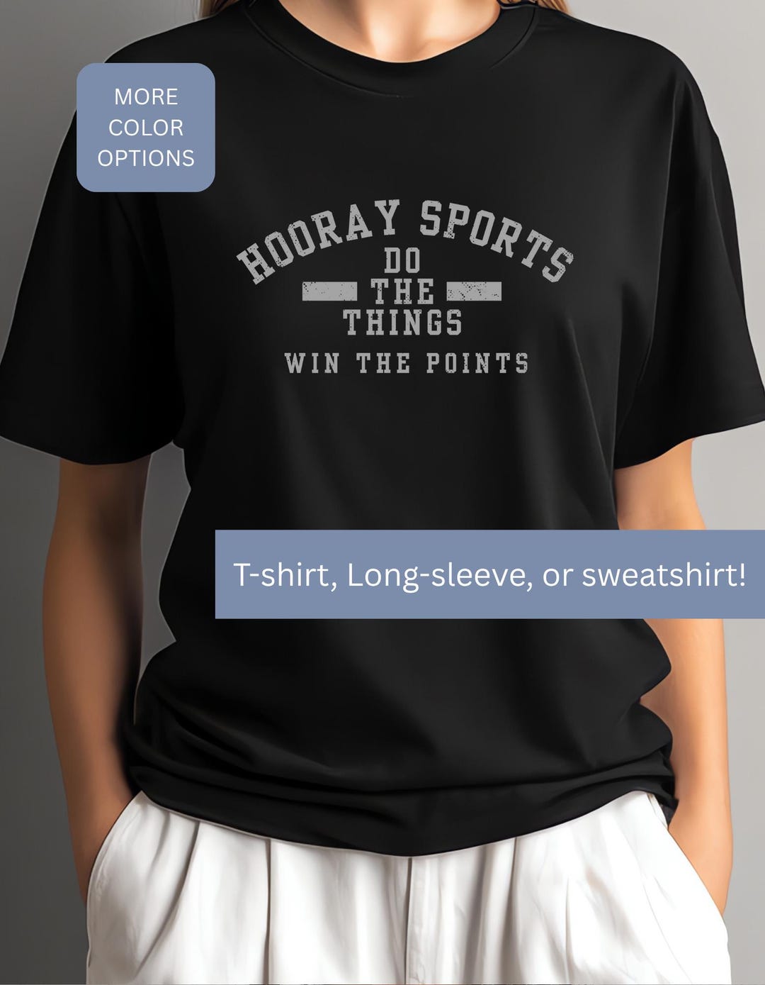 Hooray Sports, Do the Things, Win the Points - Etsy