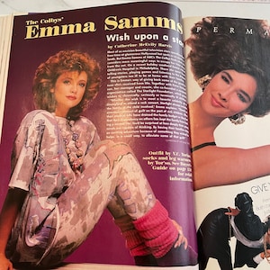 Vintage Joe Weider's Shape Magazine - April 1987 - Emma Samms - Etsy