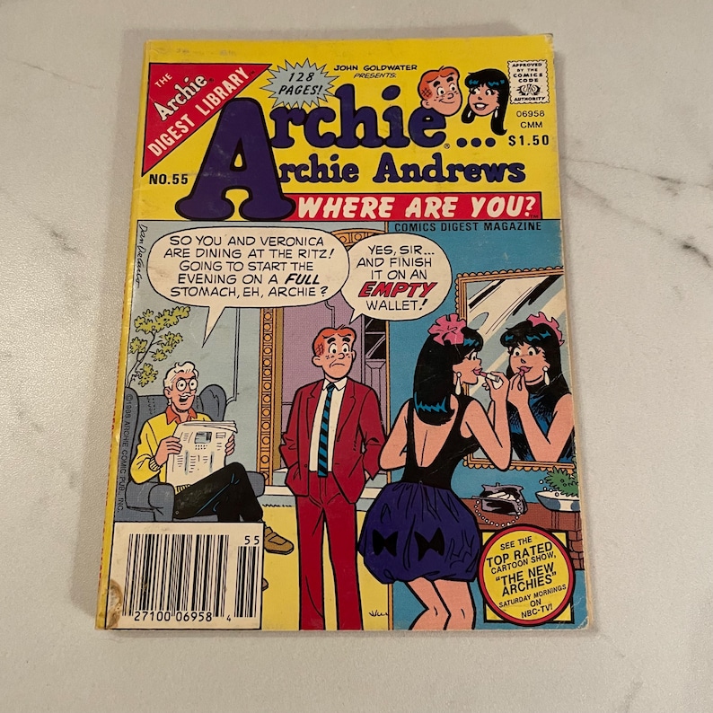 Vintage 1980s-1990s Archie... Archie Andrews Where Are You? Comic ...