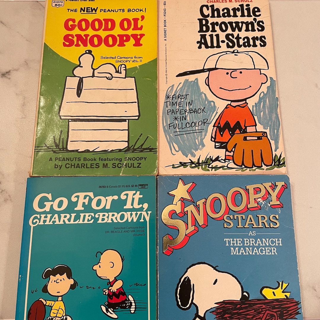 Vintage Peanuts Snoopy Charlie Brown Comic Books 1958-1988 You Choose ...