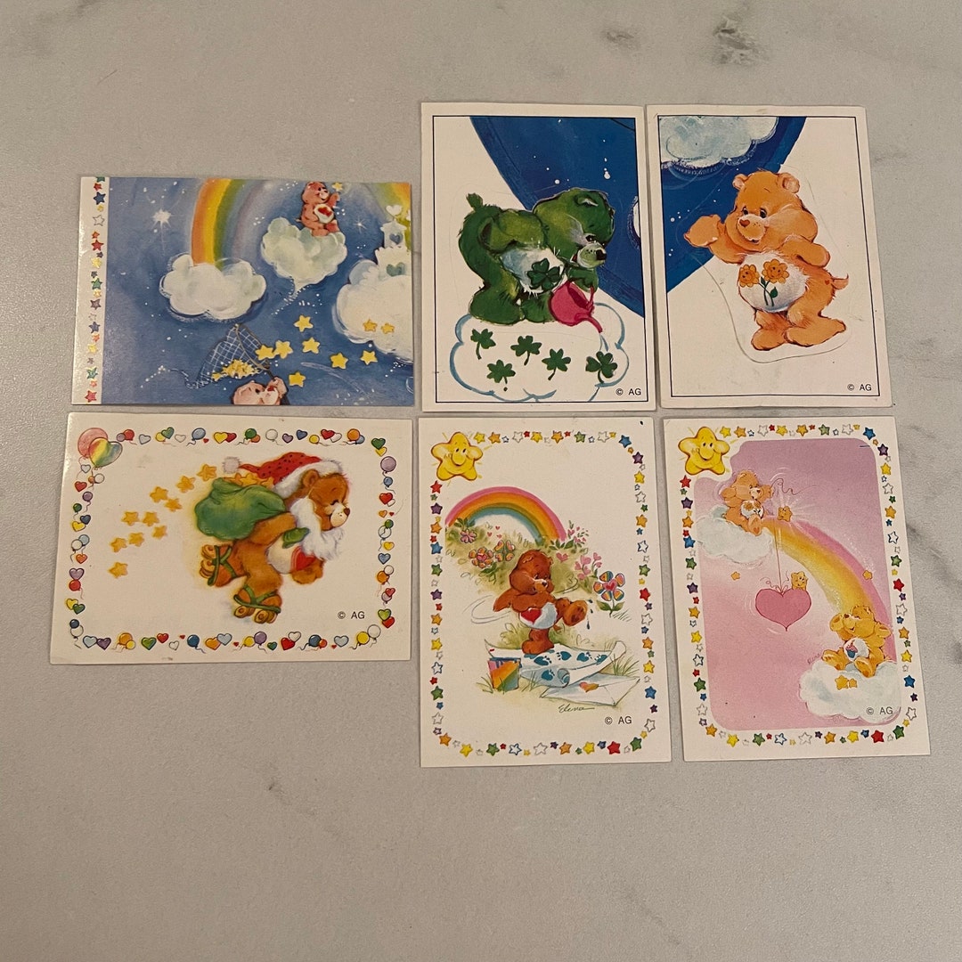 Vintage Care Bears Stickers for Panini Care Bears Album 1985 - Etsy