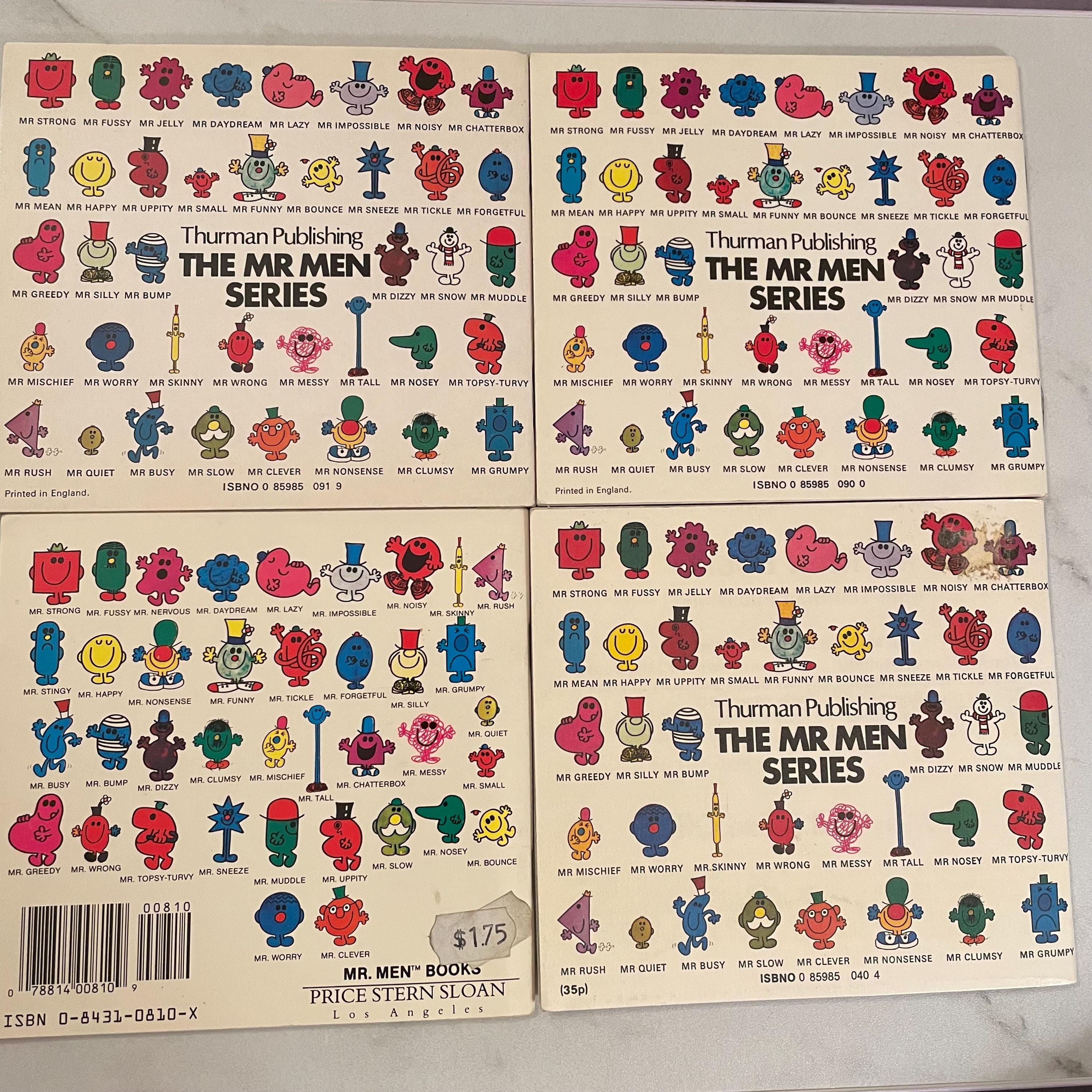 Vintage Mr Men Books - Roger Hargreaves - 1970s - You Choose! - Etsy
