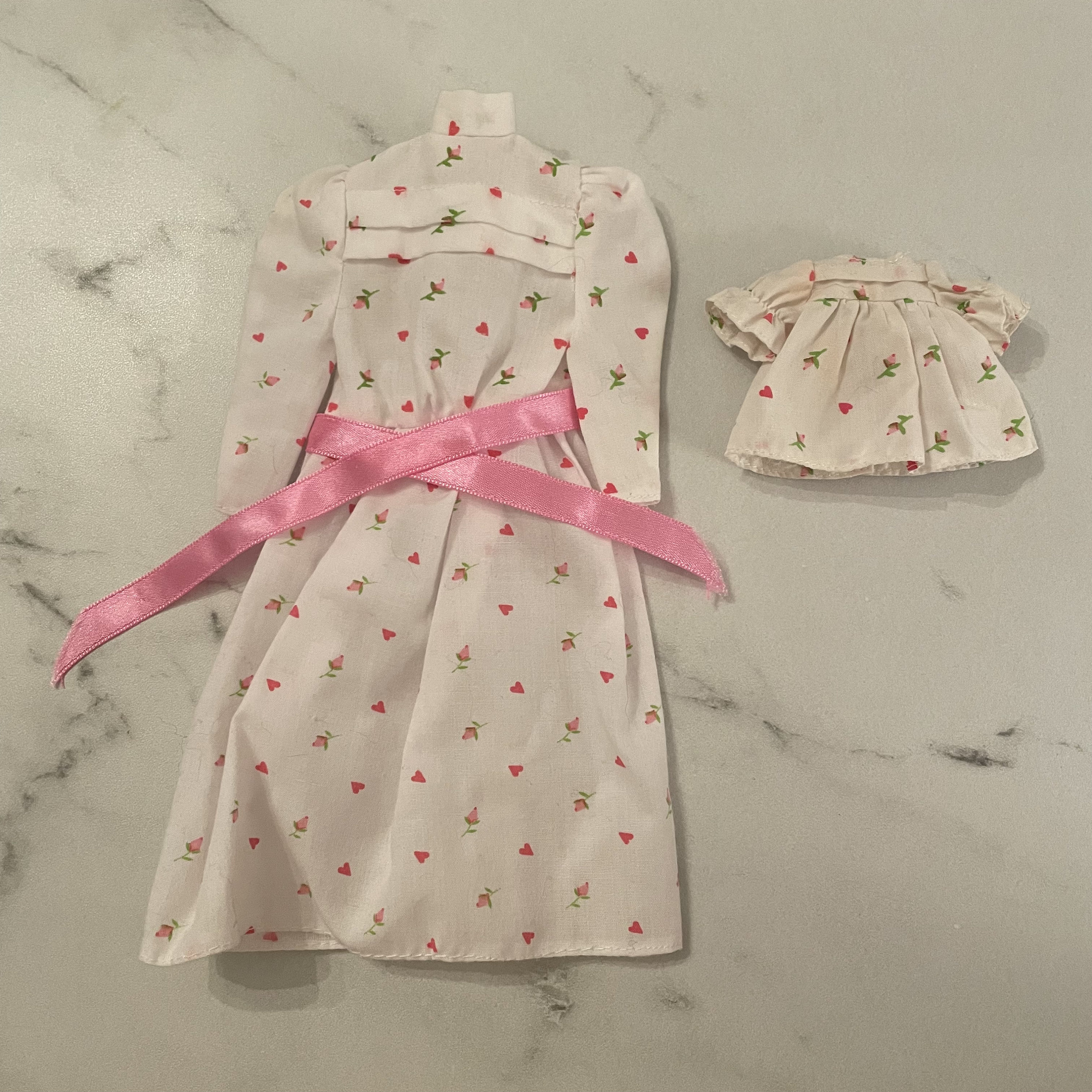 Vintage Mattel Heart Family Matching Dresses for Mom and Baby - Etsy