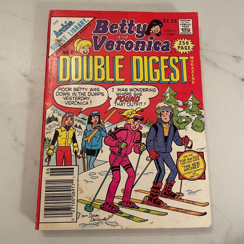 Vintage 1980s/90s/2000s Betty and Veronica Archie Comic Double Digests ...