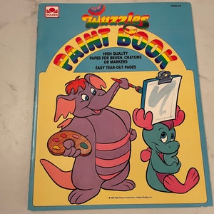Vintage Wuzzles Colouring Book - 1985 - You Choose! - Etsy