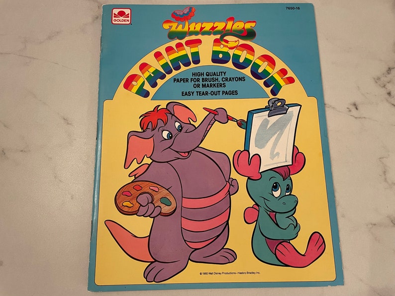 Vintage Wuzzles Colouring Book 1985 You Choose - Etsy