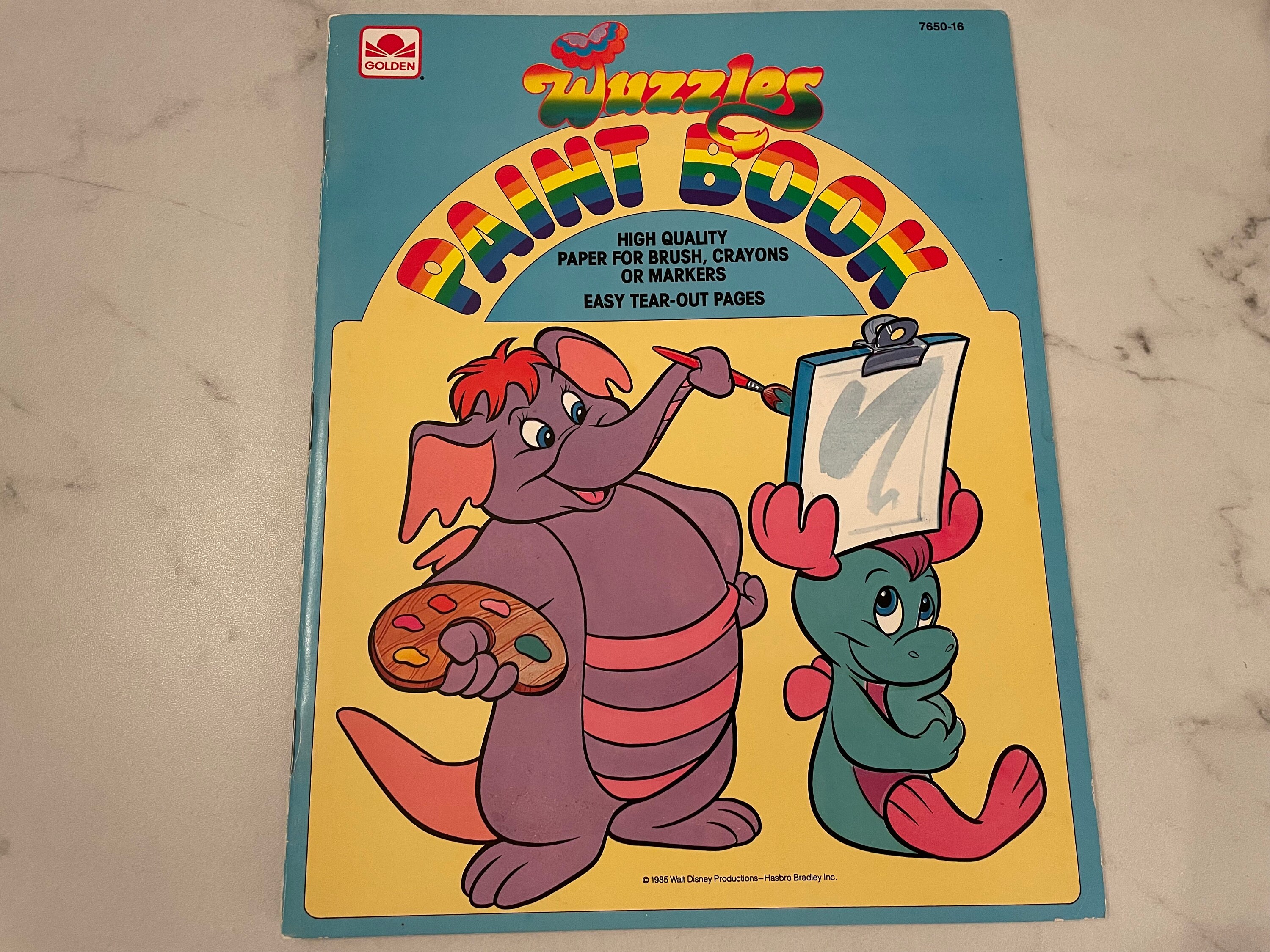 Vintage Wuzzles Colouring Book 1985 You Choose - Etsy