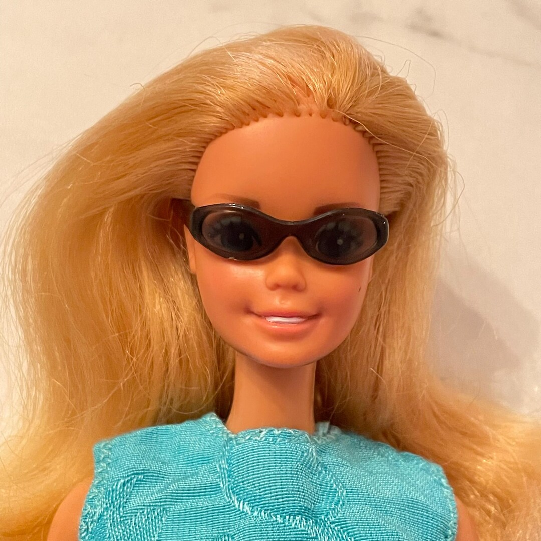 Vintage Barbie Brown Oval Sunglasses - Etsy