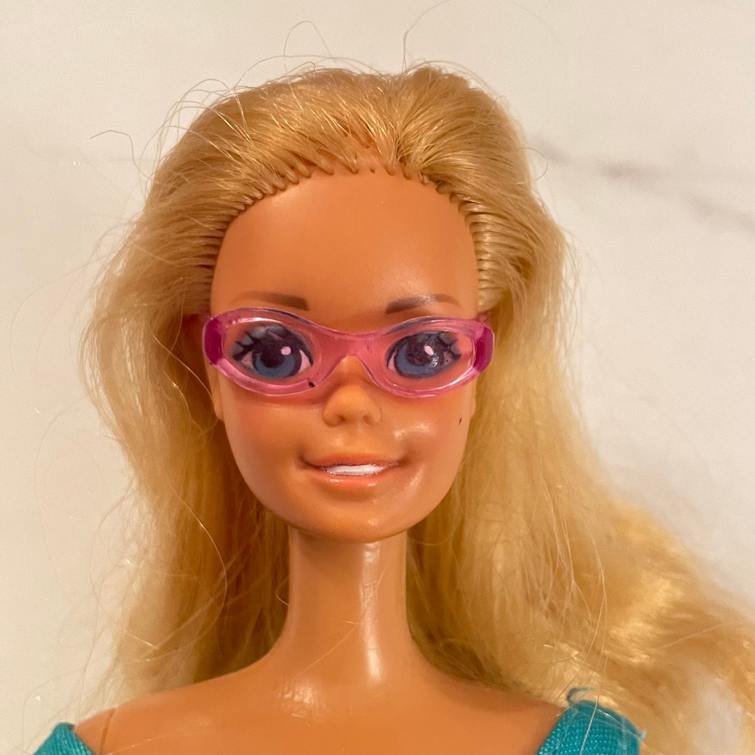Vintage Barbie Pink Oval Sunglasses - Etsy