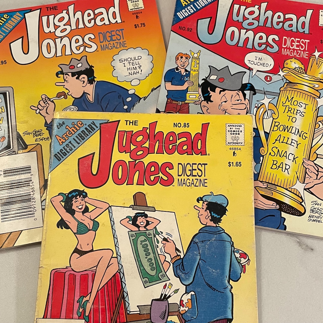 Vintage 1990s Jughead Jones Archie Comic Digests - You Choose! - Etsy
