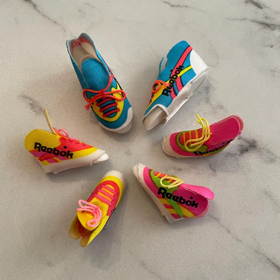 Pick A Pair! Vintage All American Barbie Ken Reeboks - Etsy