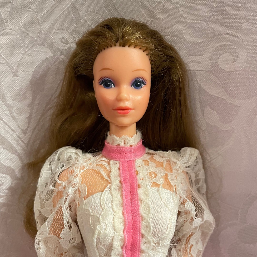 Vintage Sweet Roses PJ Barbie Doll Steffie Face 1983 Redressed in Angel ...