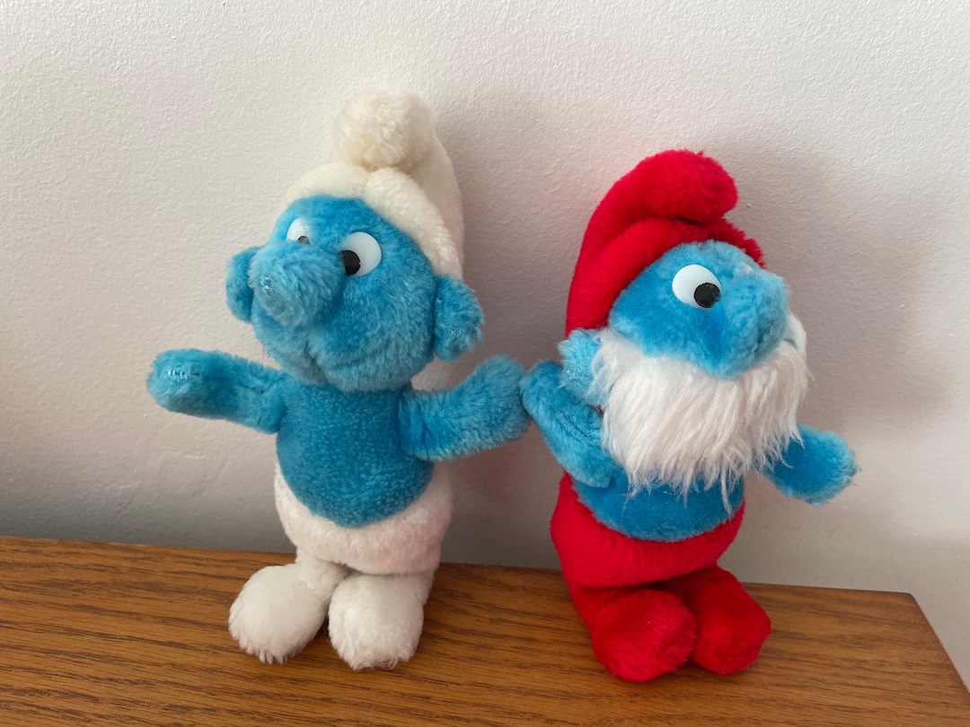 Vintage Mini Smurf Plush - 1981 - You Choose! - Etsy