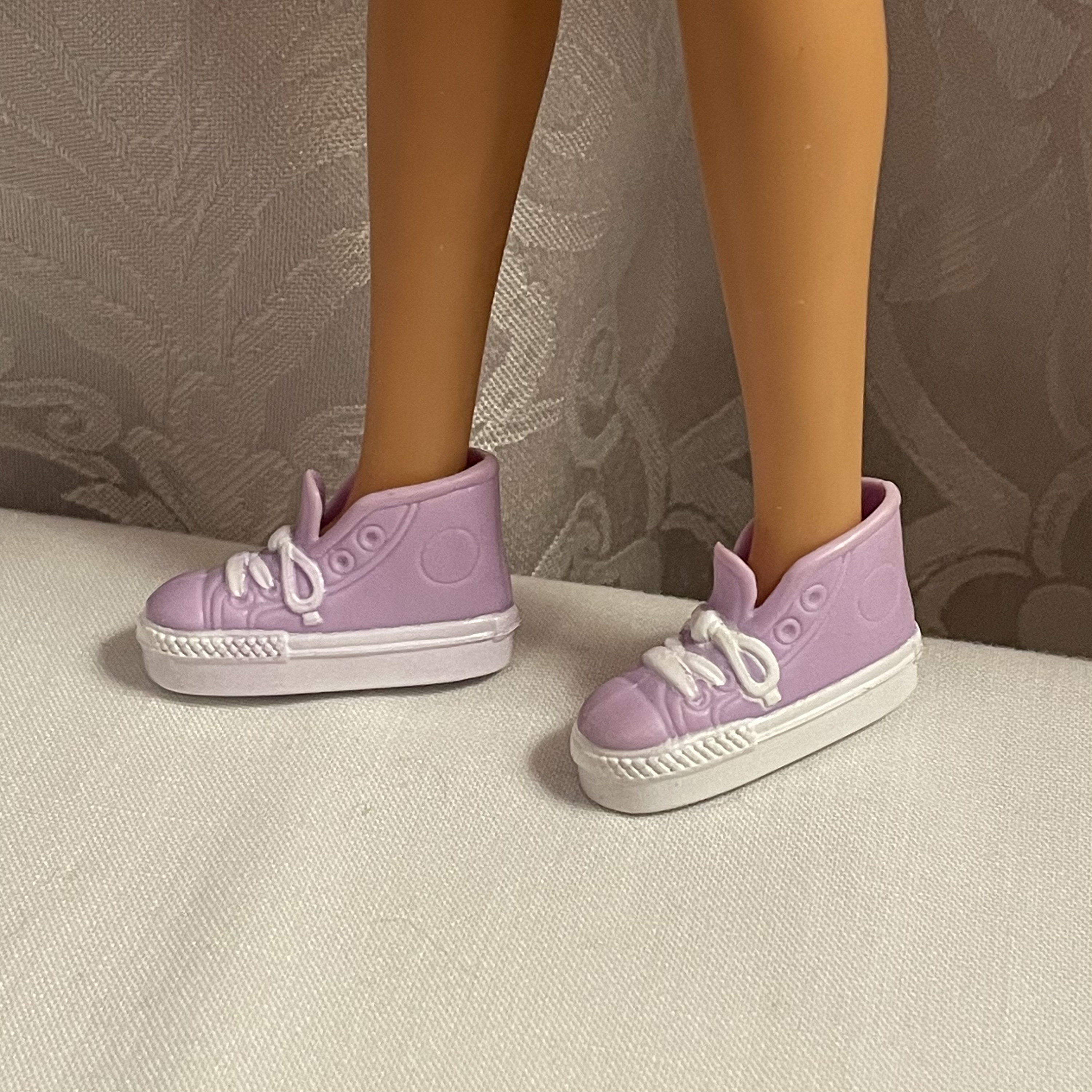 Vintage Flat Foot Barbie Skipper Hightop Sneakers Fits Hasbro Maxie ...