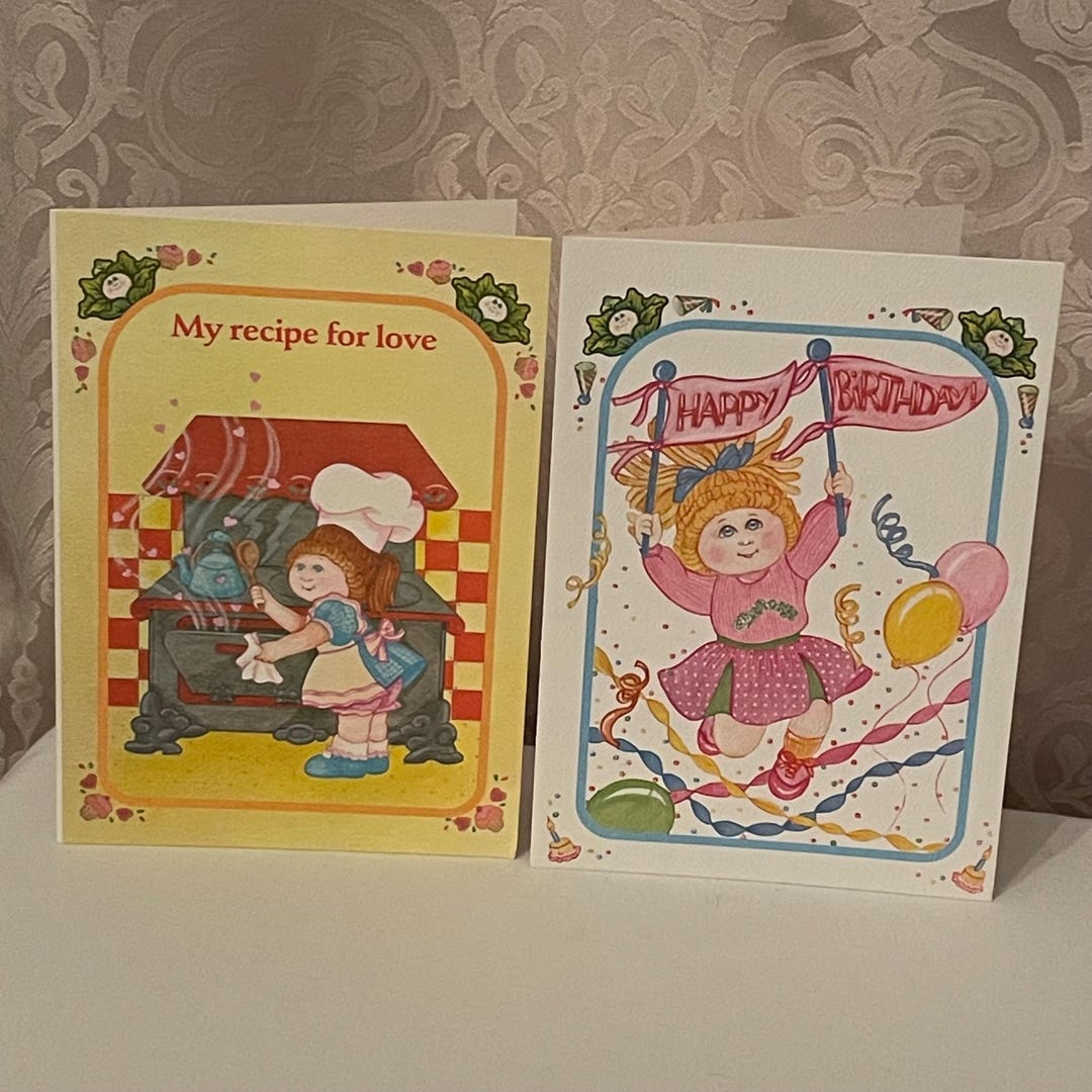 Vintage Cabbage Patch Kids Cards 1983 - You Choose! - Etsy