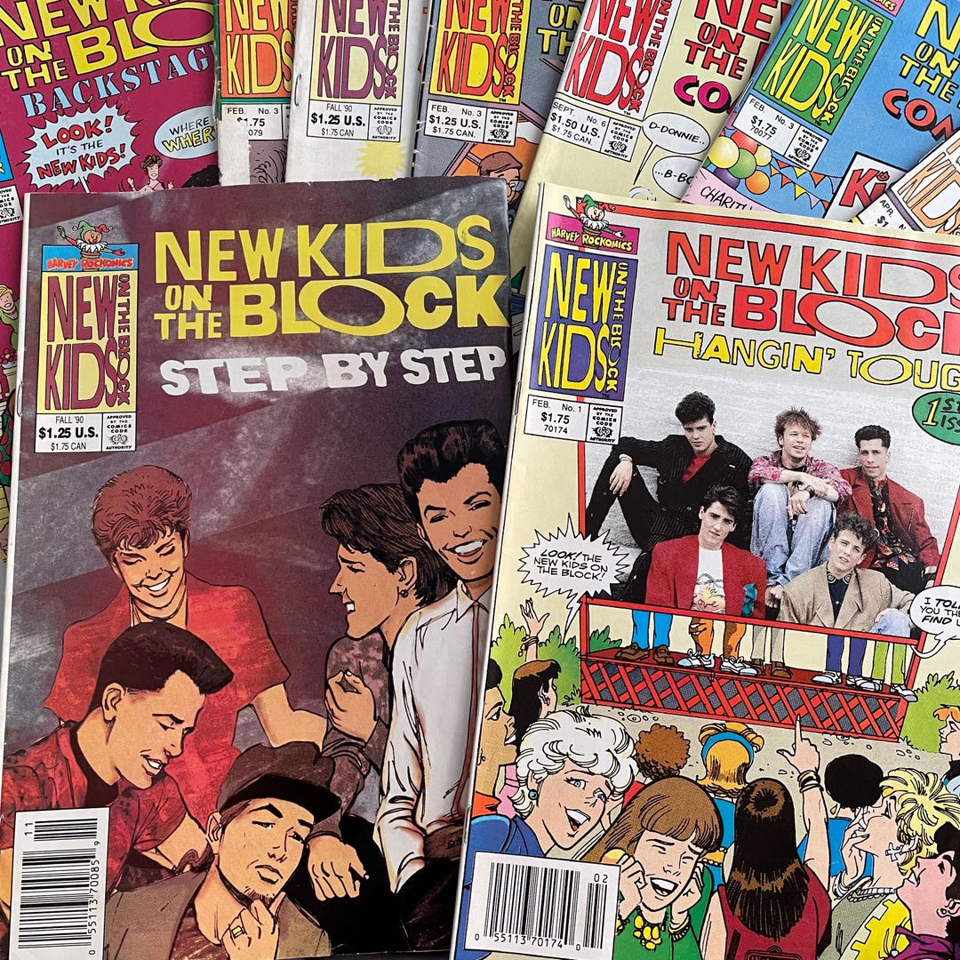 Vintage New Kids on the Block Comics - You Choose! - Etsy