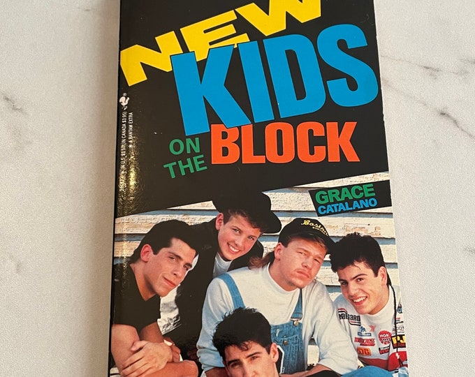 Vintage New Kids on the Block Book by Grace Catalano 1989 - Etsy