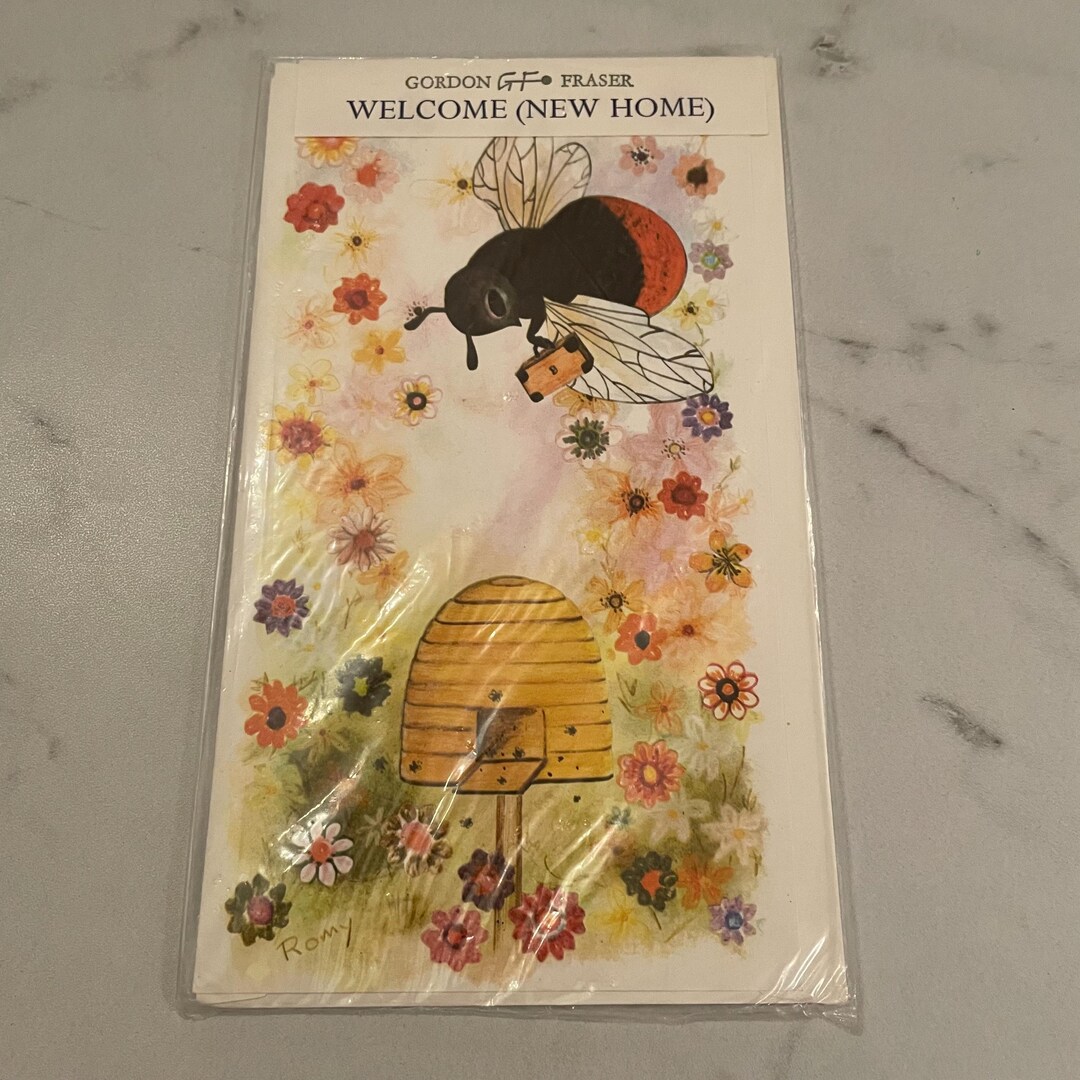 Vintage 1970s Gordon Fraser 'new Home' Greeting Card - Etsy