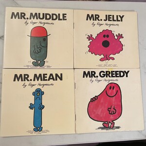 Vintage Mr Men Books - Roger Hargreaves - 1970s - You Choose! - Etsy