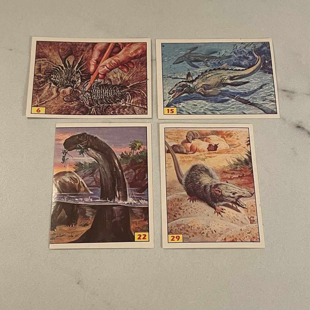 Vintage Kelloggs Canada Cruncheroos Dinosaurs Stickers for Panini ...