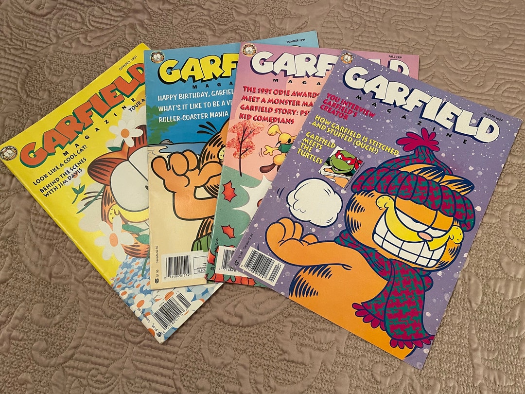 Vintage Garfield Magazine 1991-1992 - You Choose! - Etsy