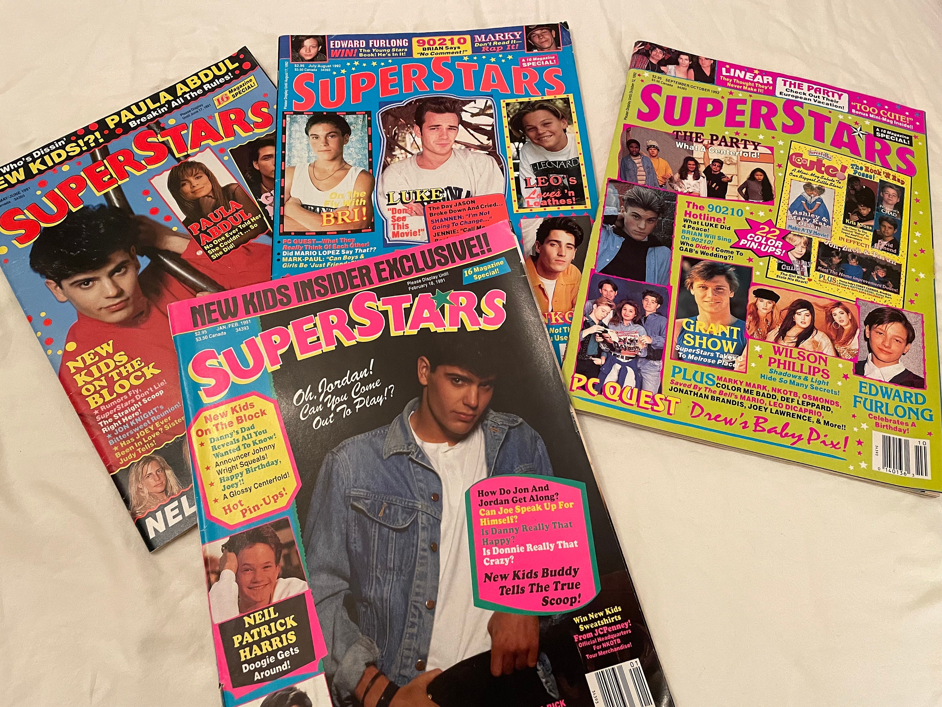 Vintage Superstars Magazine 1991-1992 You Choose - Etsy