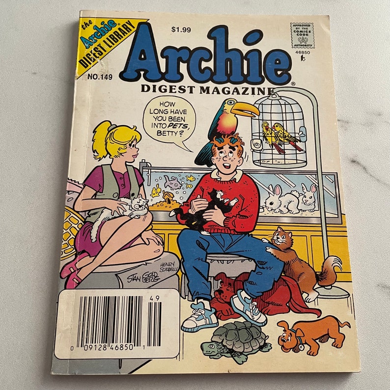 Vintage 1980s/90s Archie Comic Digests You Choose - Etsy Canada