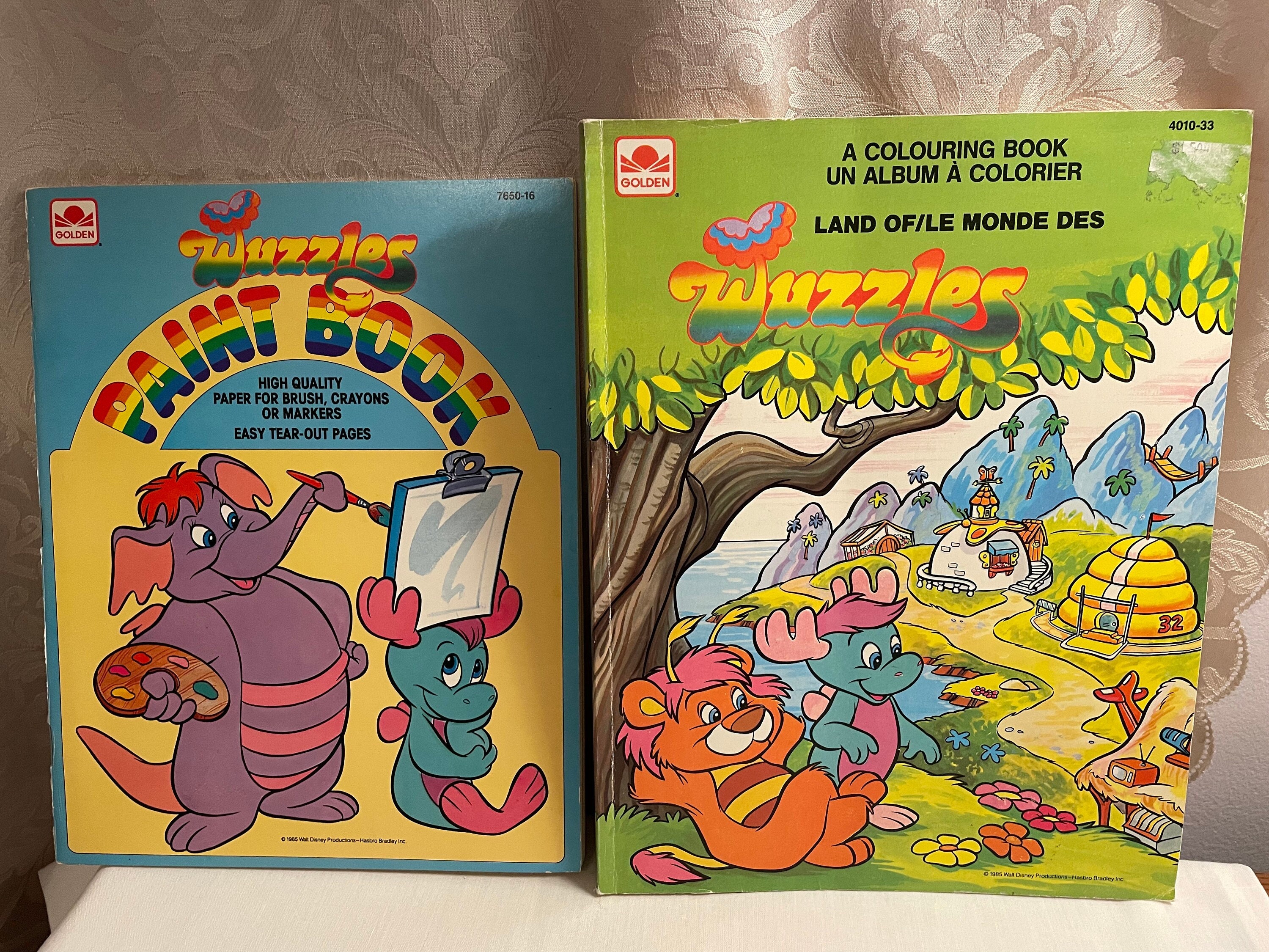 Vintage Wuzzles Colouring Book 1985 You Choose - Etsy