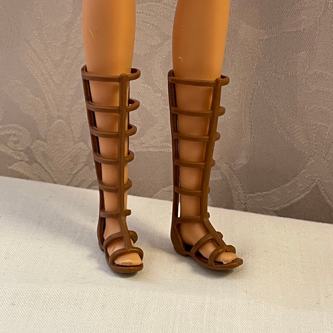 Vintage Barbie Flat Foot Gladiator Sandals - Etsy