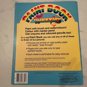 Vintage Wuzzles Colouring Book - 1985 - You Choose! - Etsy