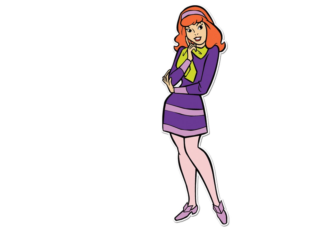 Daphne Blake Scooby Doo Vinyl Sticker Scooby Shaggy Daphne Fred and ...