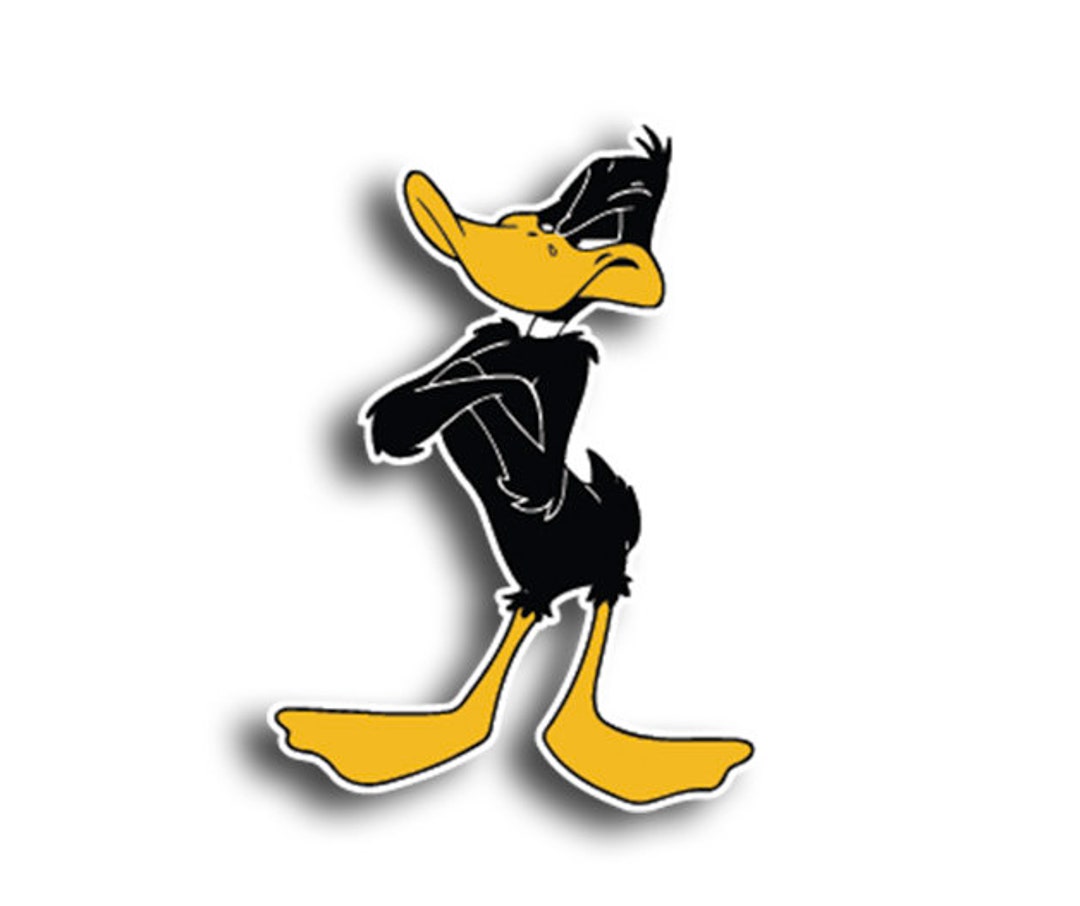 Daffy Duck Annoyed Looney Tunes Vinyl Sticker Daffy Duck Looney Tunes ...