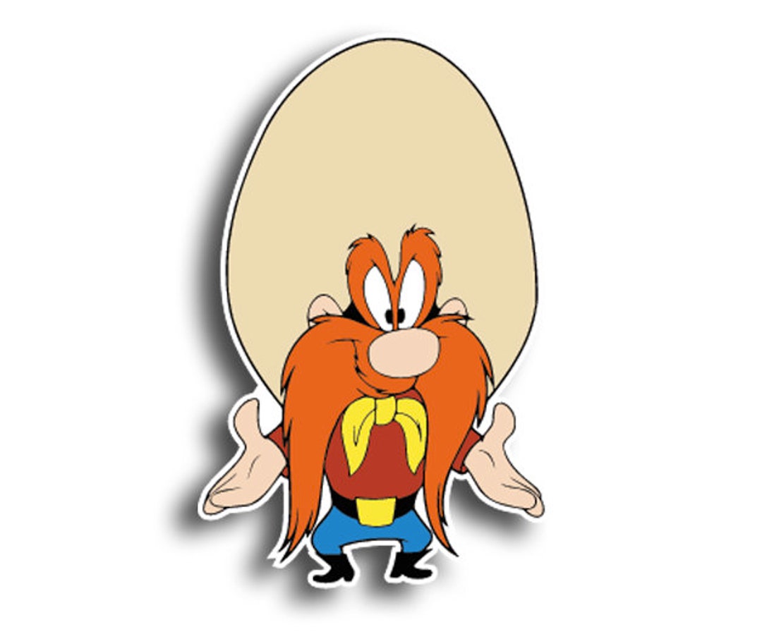 Yosemite Sam Looney Tunes Vinyl Sticker Yo Sam Looney Tunes Decal - Etsy