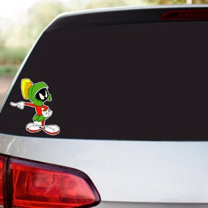 Marvin Martian POINTING Looney Tunes Vinyl Sticker Marvin the Martian ...