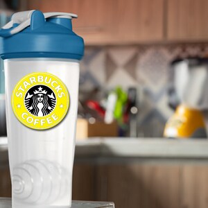 Starbucks Yellow Logo Sticker Yellow Starbucks Vinyl Decal - Etsy