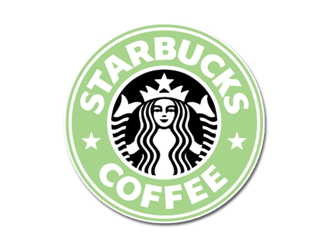 Starbucks Mint Green Logo Sticker Mint Green Starbucks Vinyl Decal - Etsy