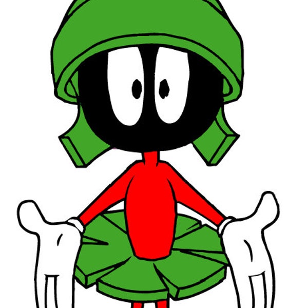 Marvin the Martian Sticker - Etsy