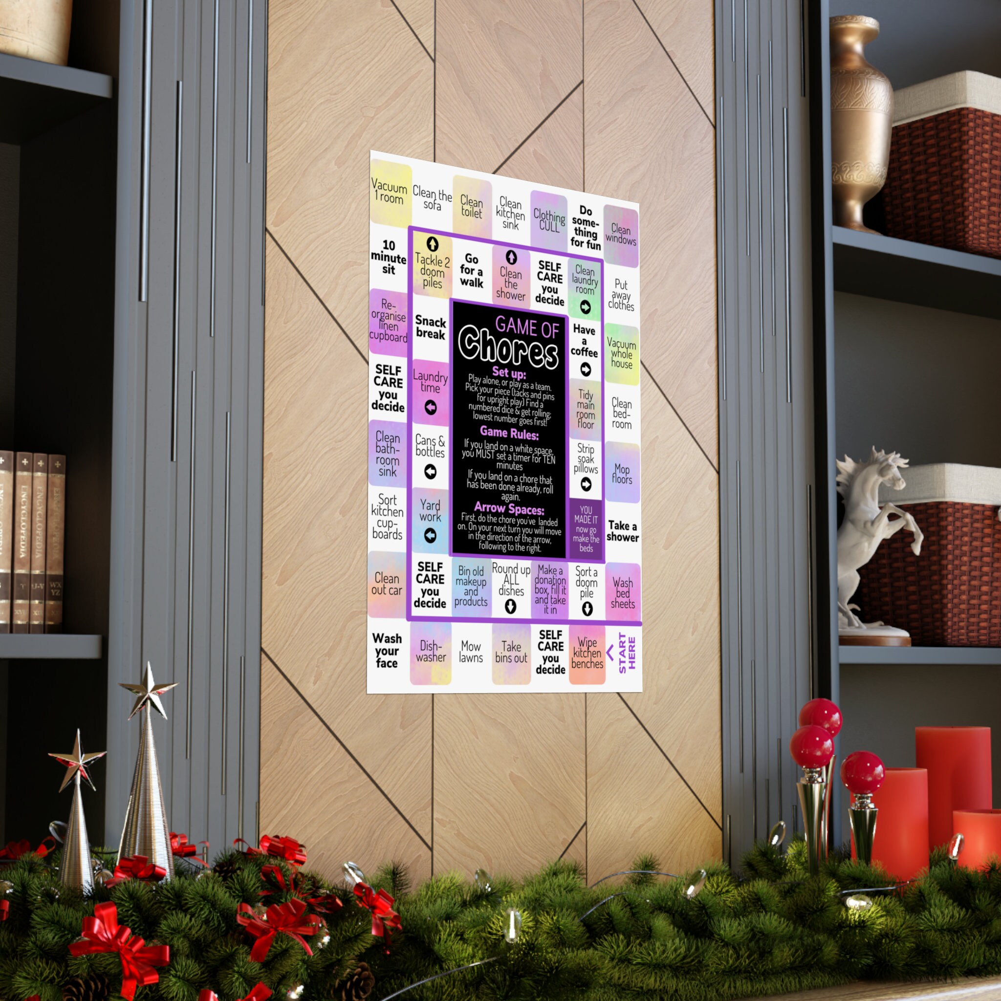 Game of Chores - the Cleaning Board Game for Kids and Adults With Adhd ...